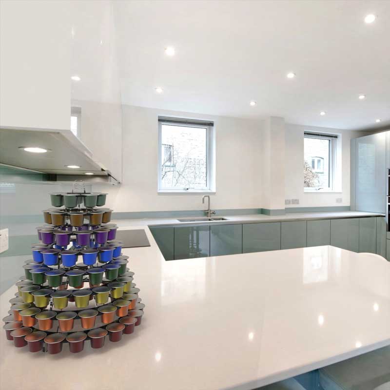 Nespresso Original Coffee Pod Capsule Tower Stand With Rotating Rings ...